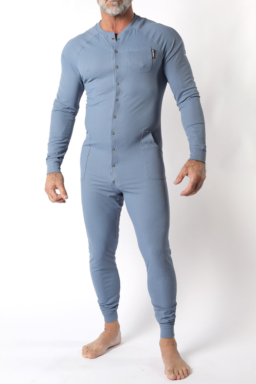 Tahoe Snap Up Union Suit w/ Pockets – TIMOTEO